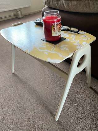 upcycled vintage beautility coffee table | L.H.R. Furniture